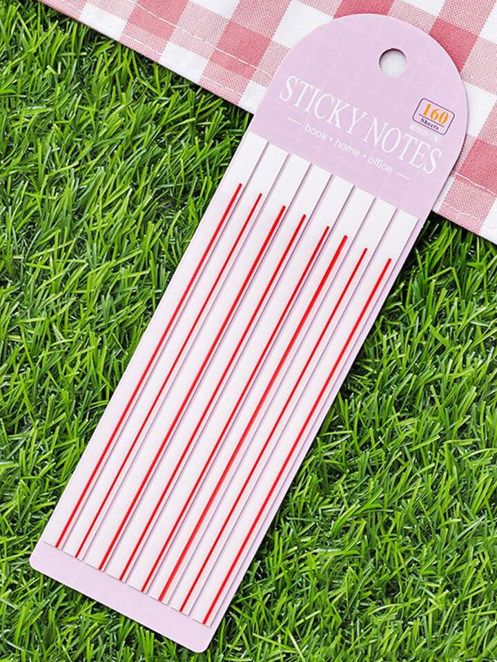 Bloco Adesivo Linha Plastico Tirinha 20X6,6CM - A&G Papelaria