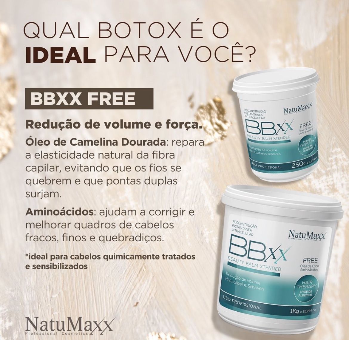 Bbxx btx Free Natumaxx 1kg - Mundi Cosmeticos