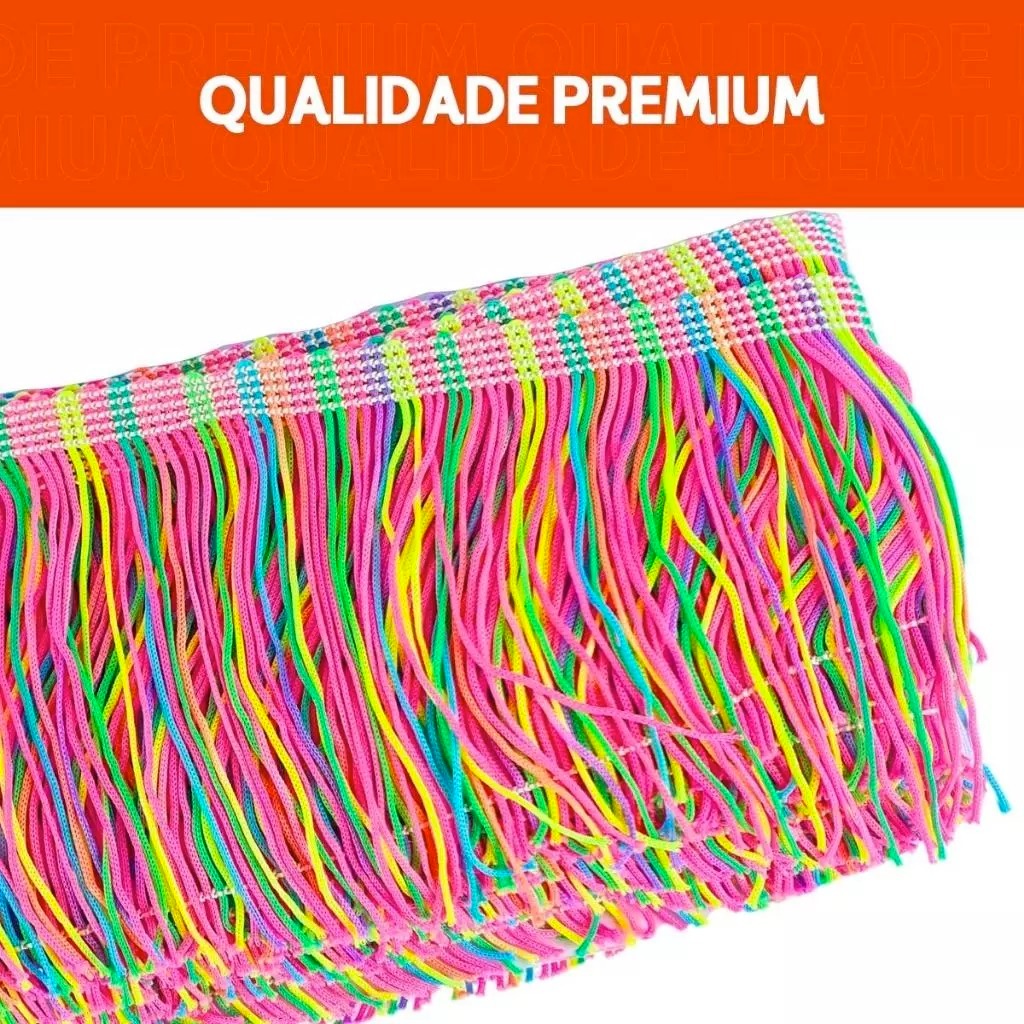 Franja de Tecido Acetinado - 10cm - Grade de Cores - Rolo C/10 Mts COR ...