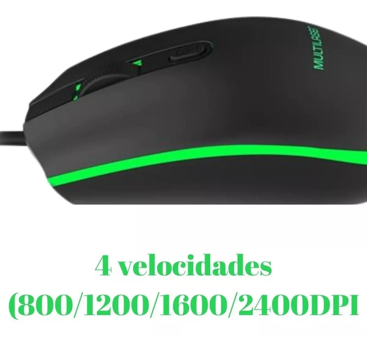 Mouse Gamer Multi com 2400 DPi Led RGB 7 Cores - Plebeu Games - Tudo ...