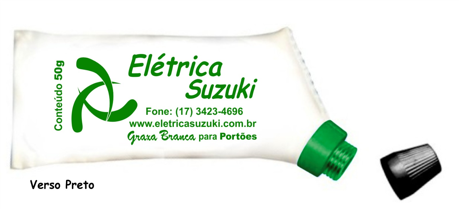 KIT 5 MINI GRAXA P/ MOTOR 50G BRANCA SUZUKI - Elétrica Suzuki