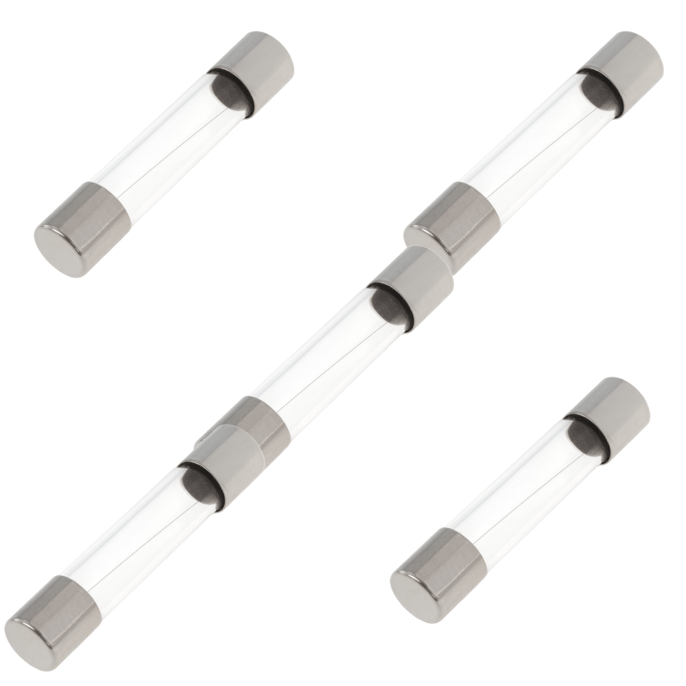KIT 5 FUSIVEL VIDRO GRANDE 5A - Elétrica Suzuki