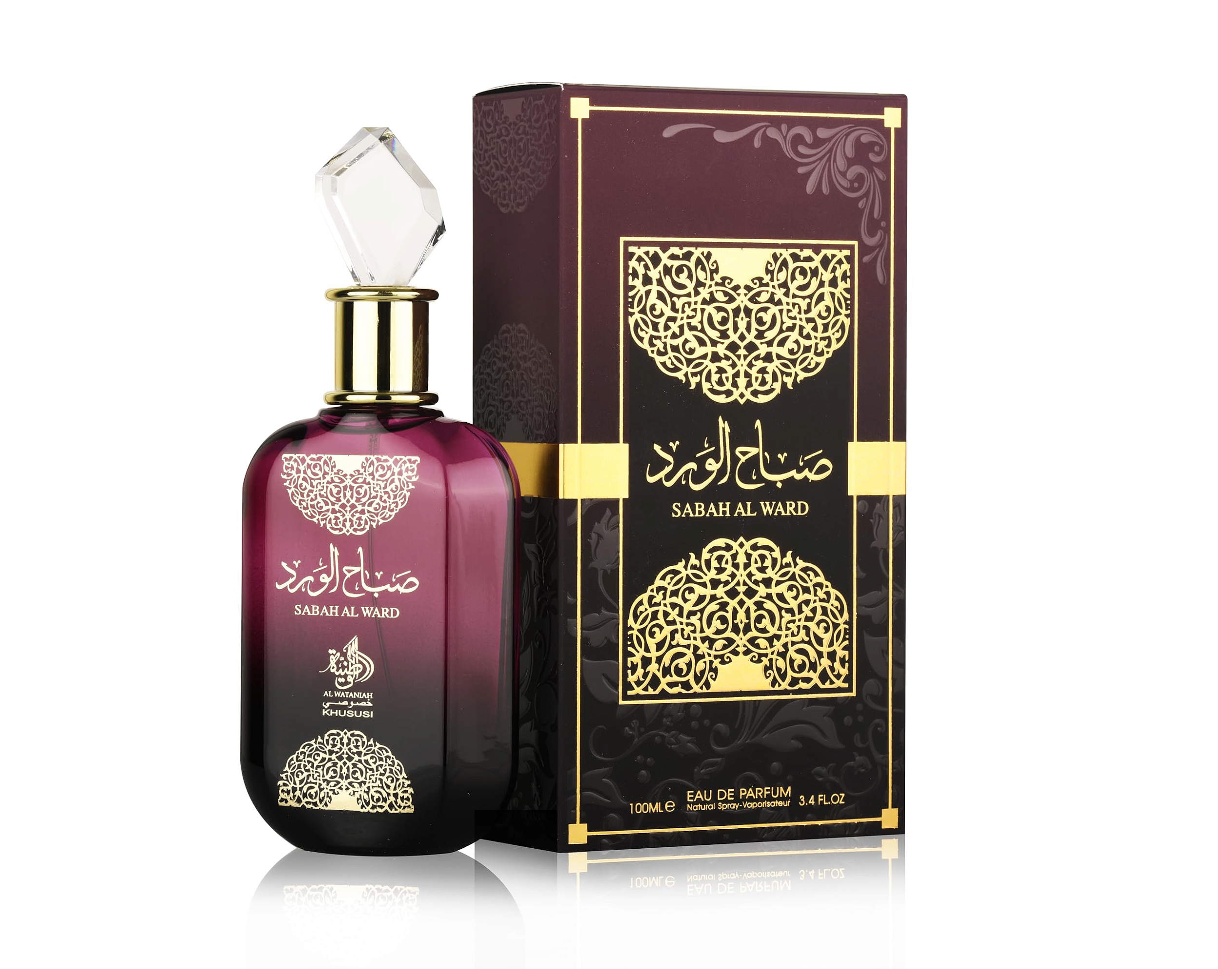 Al Wataniah Sabah Al Ward Eau de Parfum Pérfume Árabe Feminino 100mL ...