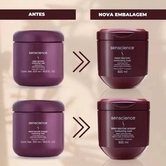 Senscience Inner Restore Moisturizing Mask Máscara Capilar de ...