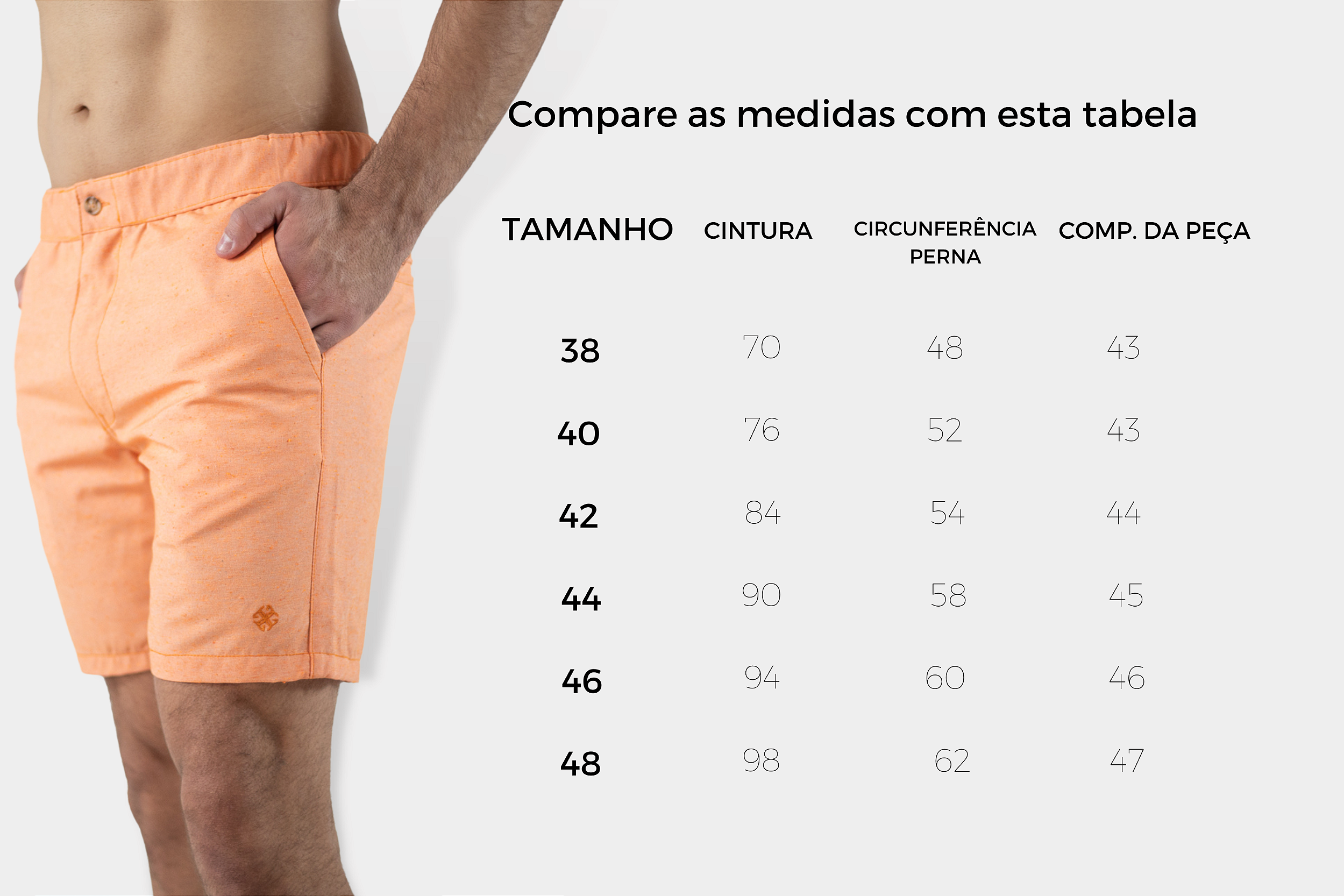 Bermuda de Linho Gideon - Try Basics - O melhor da moda básica