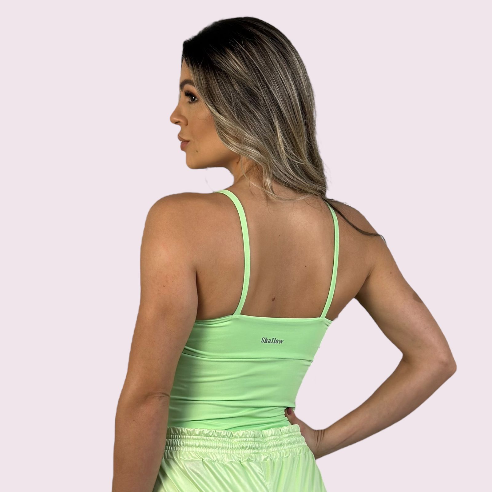 Top Isa Longo Suplex Verde Pixy - Shallow