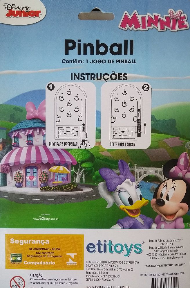 Pimball Mini, Vovotoy Brinquedos - Vovotoy Brinquedos