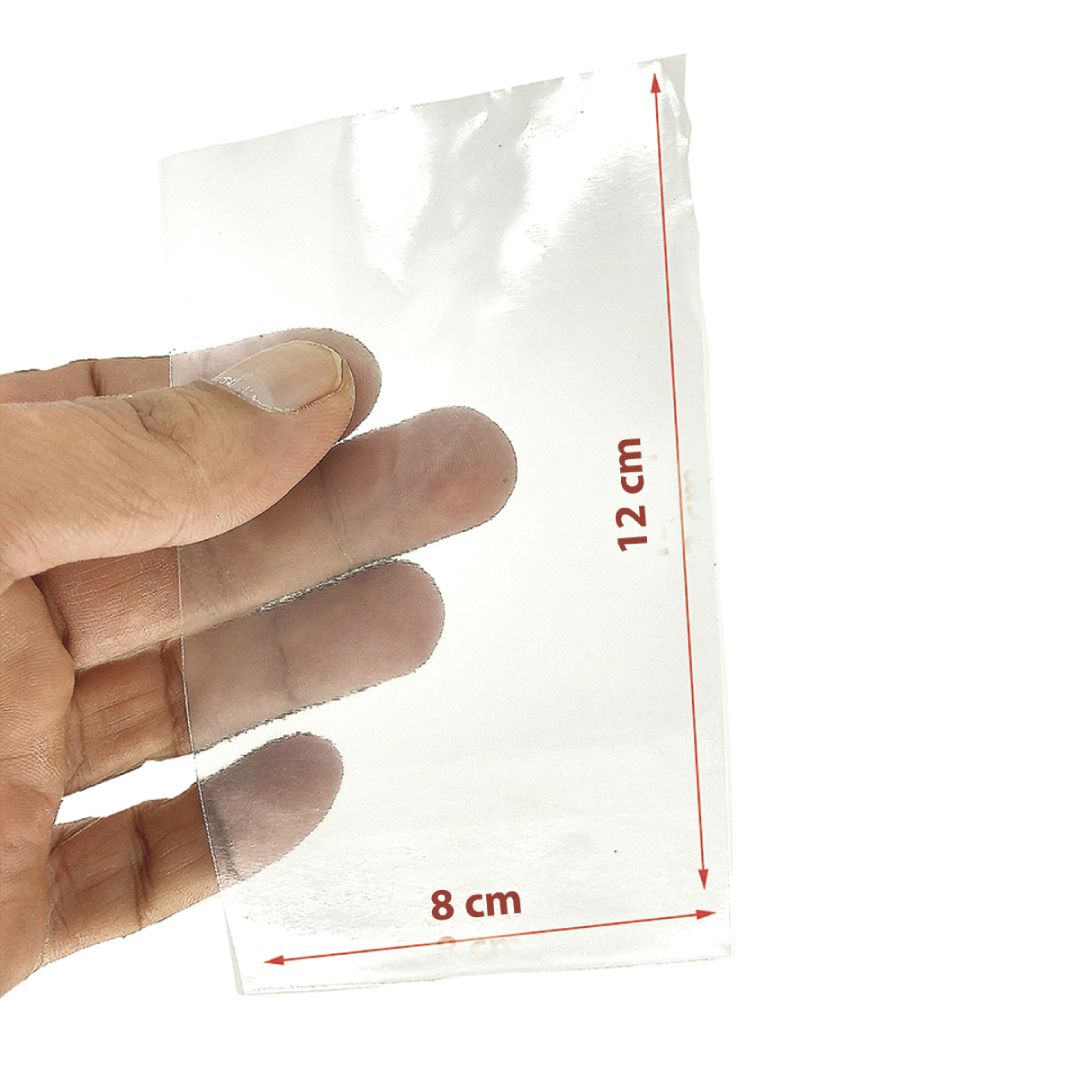 Saco Plástico PEBD 8x12x0,09 - Biz Embalagens