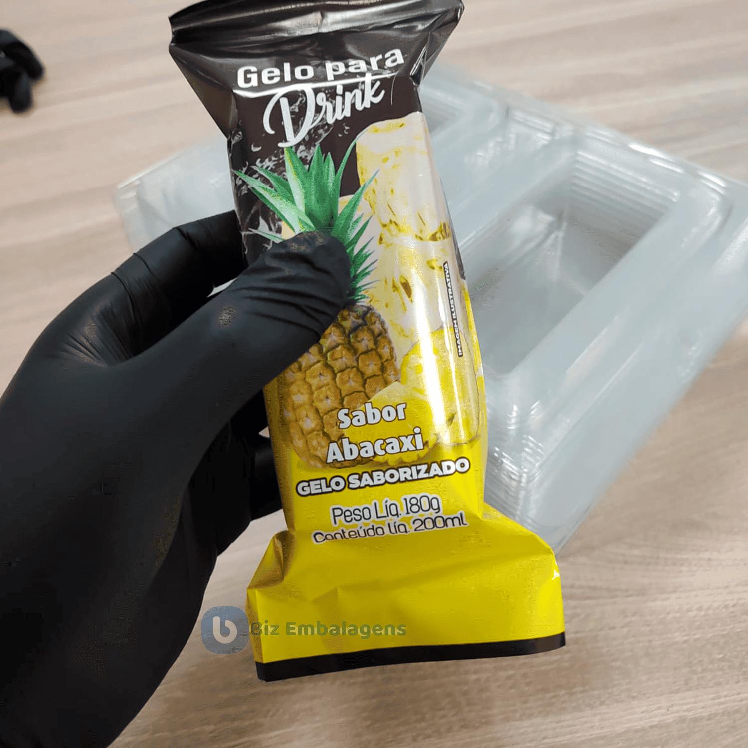 Embalagem BOPP Perola para Gelo Saborizado - Sabores - Biz Embalagens