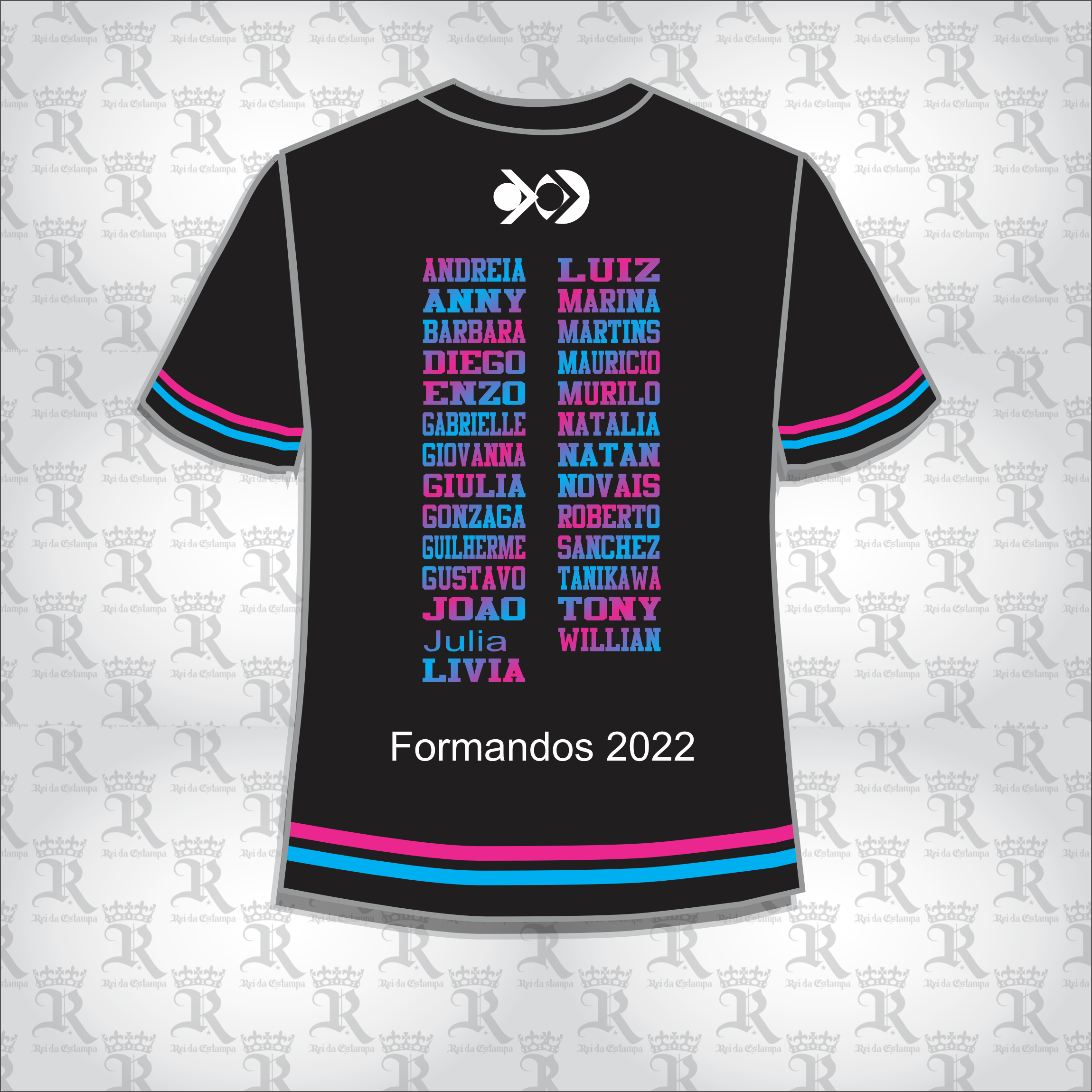 Camisetas de Formandos Personalizadas - Rei da Estampa®