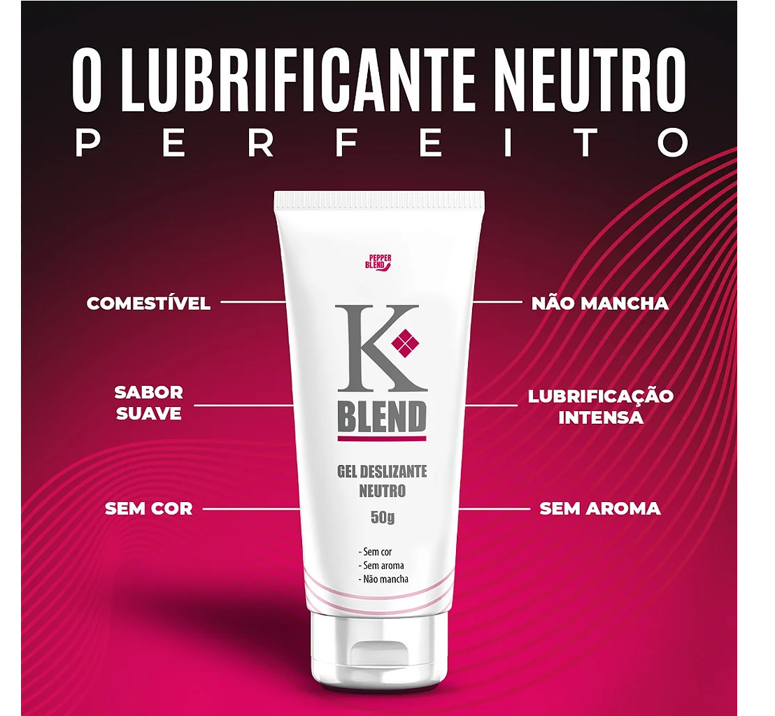 K Blend Gel Deslizante Neutro 50g Pepper Blend - Sexy Atacado