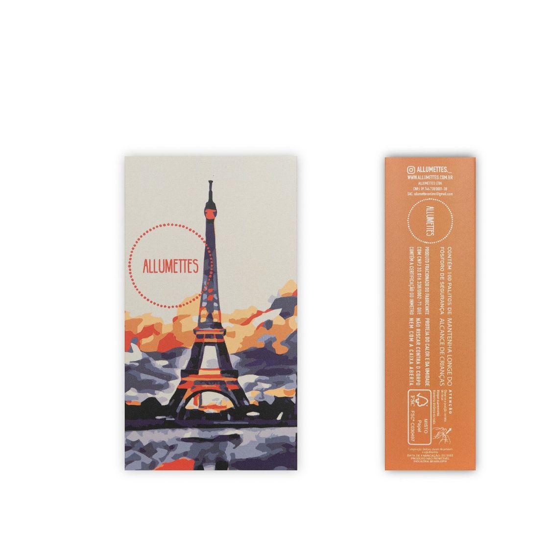 CAIXA PARIS ALLUMETTES - Allumettes