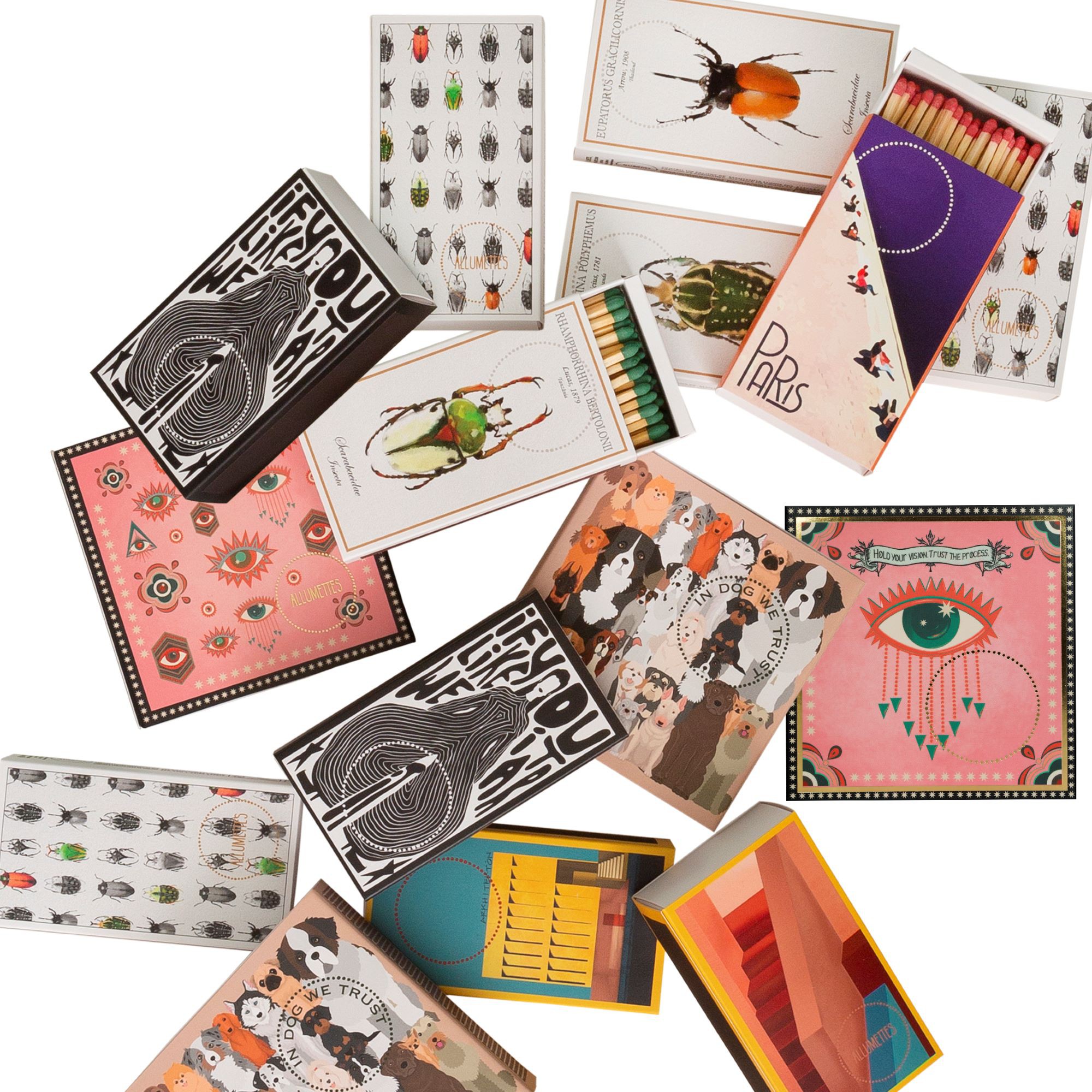 CAIXA PARIS ALLUMETTES - Allumettes