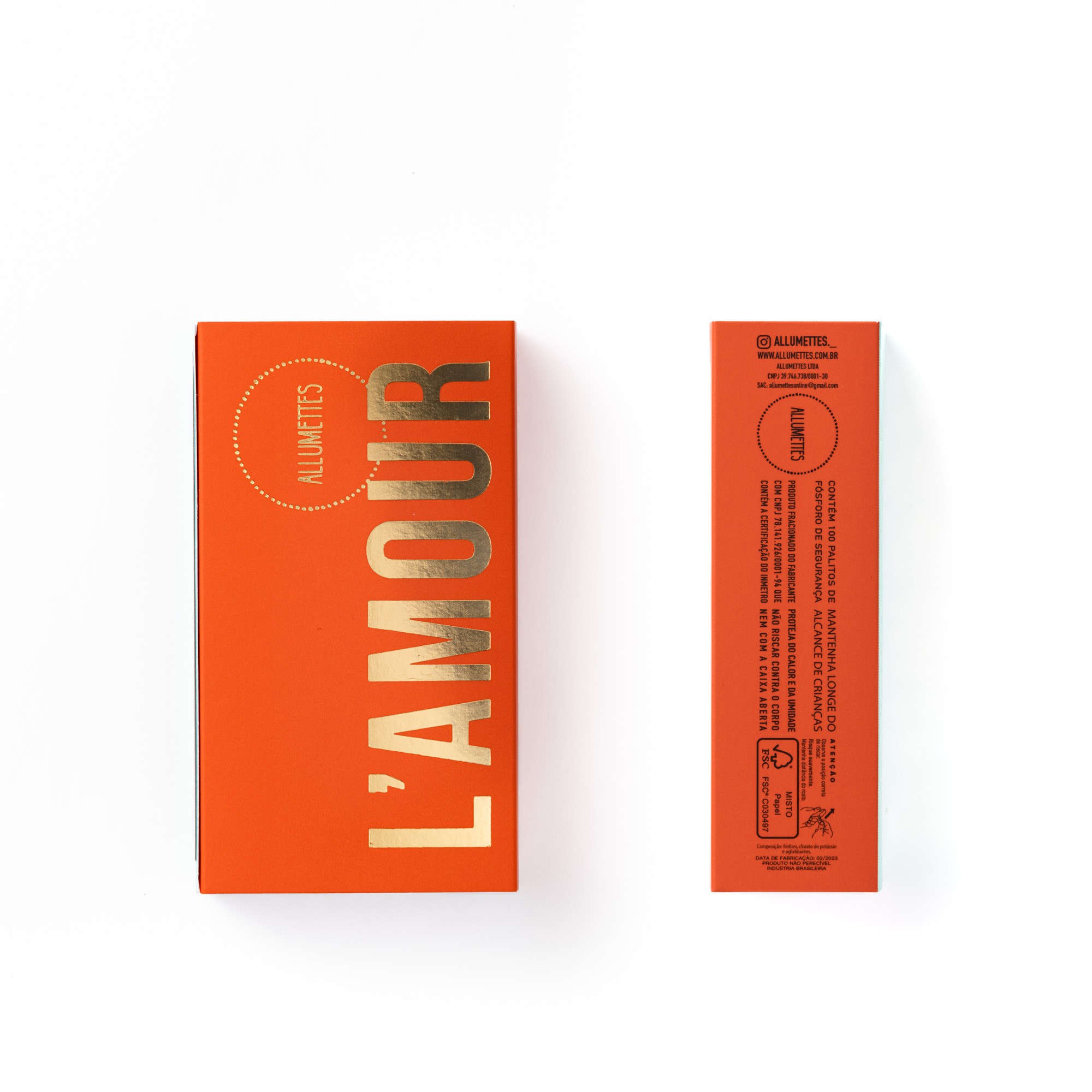 CAIXA L'AMOUR VERT ALLUMETTES - Allumettes