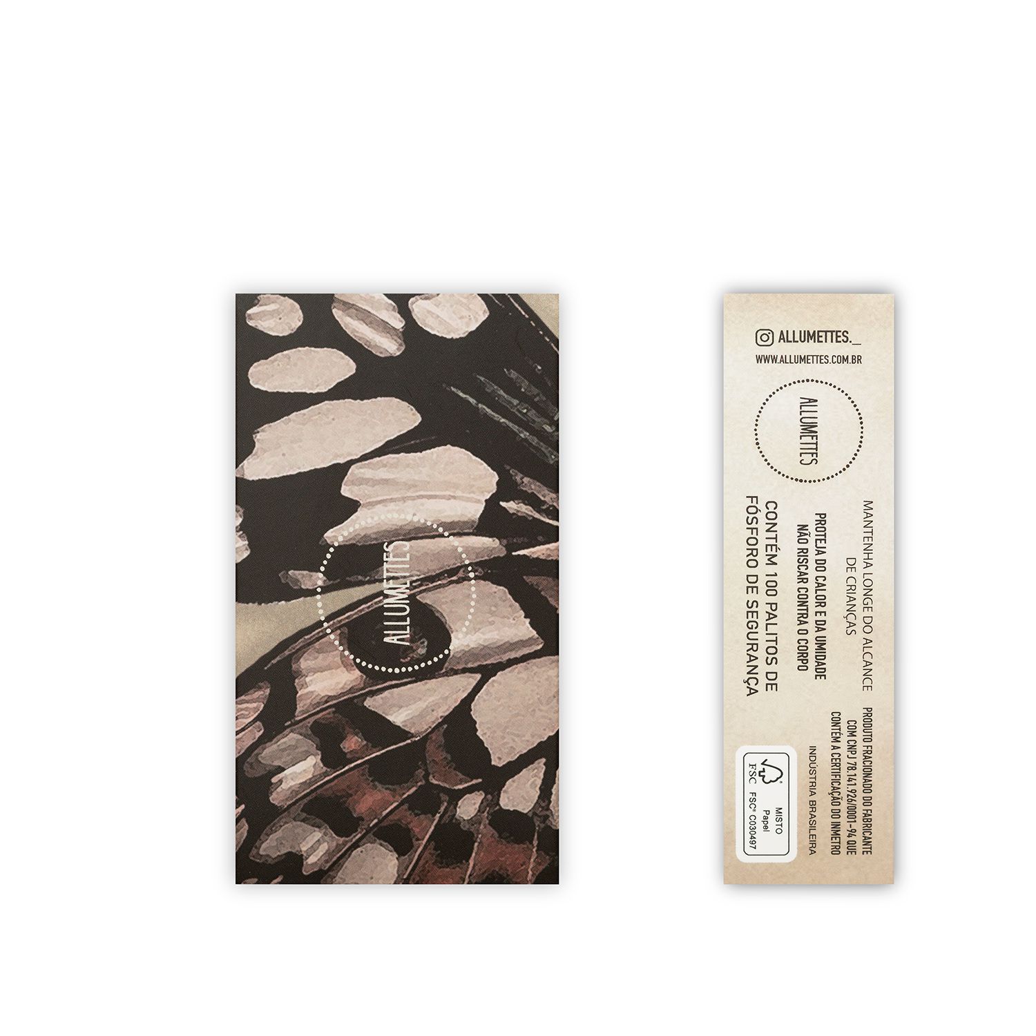 CAIXA BORBOLETA ALLUMETTES - Allumettes