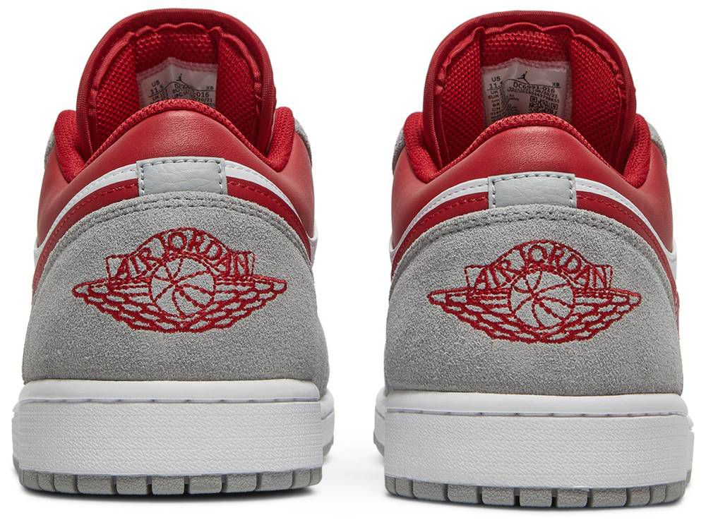 AIR JORDAN 1 LOW ' LIGHT SMOKE GREY GYM RED ' - Quem entende de tênis ...