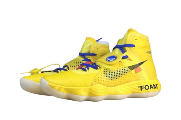 TÊNIS NIKE REACT HYPERDUNK YELLOW X OFF WHITE 2018 - Os melhores ...