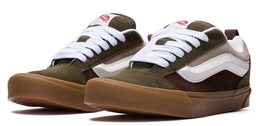 VANS KNU-SKOOL OLIVE BROWN - Quem entende de tênis, escolhe a JR