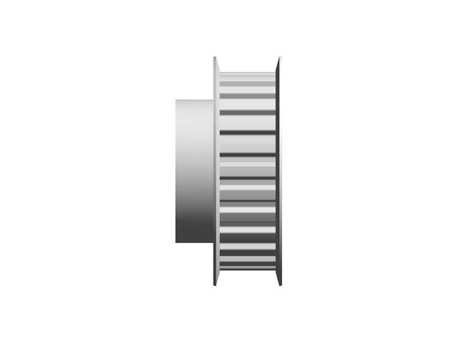 POLIA IND. ROYAL 26 DENTES XL 037 TIPO 6F EM ALUMINIO - Correias e ...