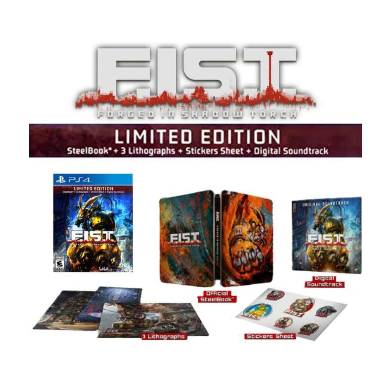 F.I.S.T. Forged in Shadow Torch Limited Edition - PS4 - Loja Multigames