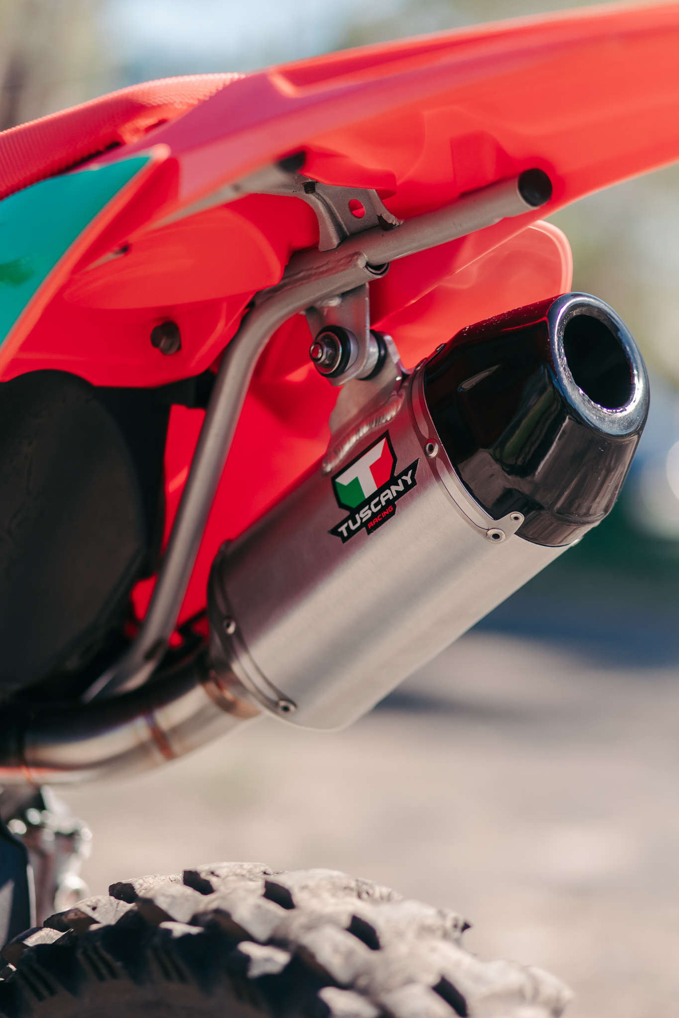 ESCAPAMENTO TUSCANY RACING THE BIGGEST P/ CRF 300F - Tuscany Racing Shop