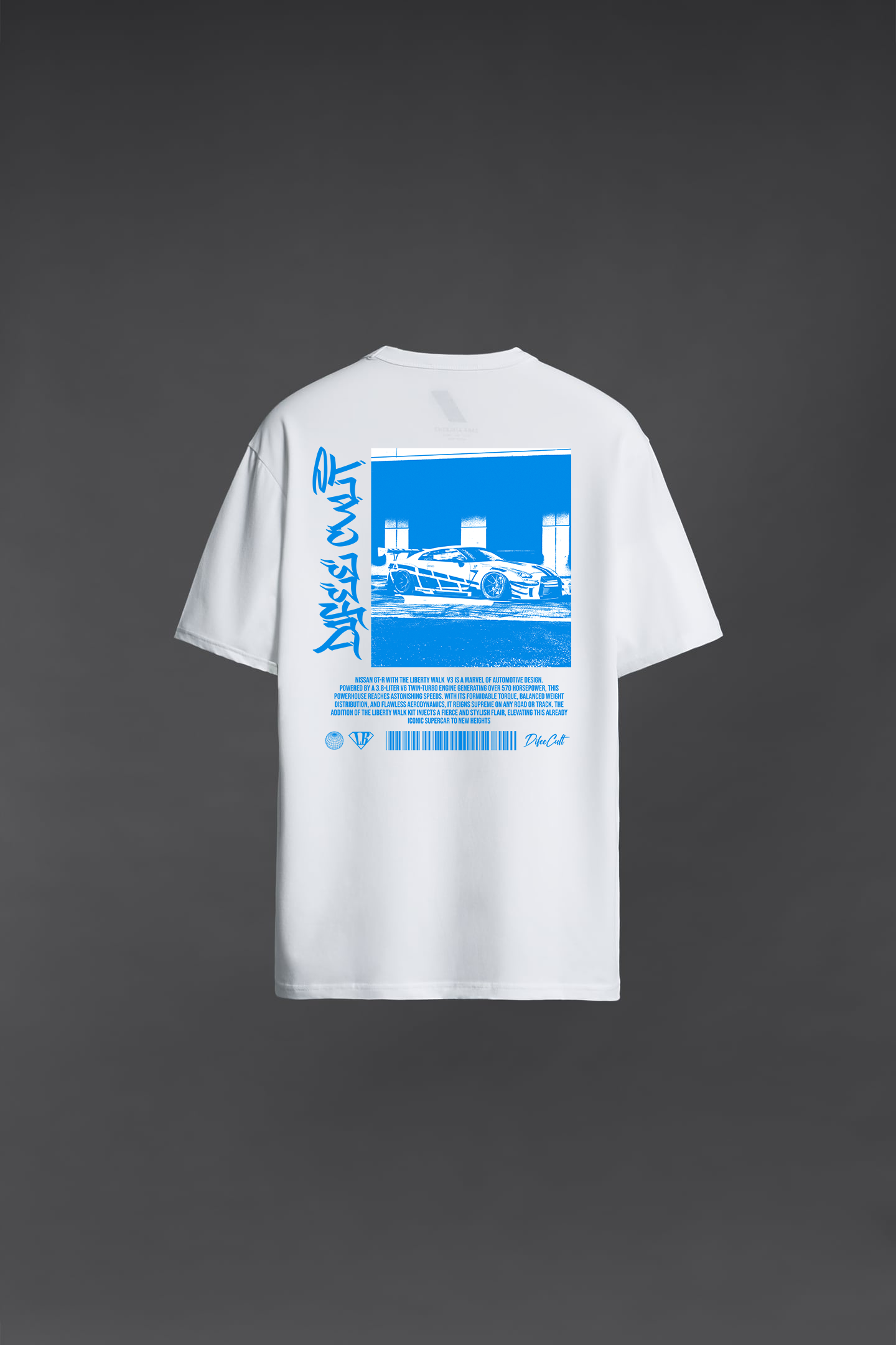 Camiseta GTR Greg Branca - Difee Cult