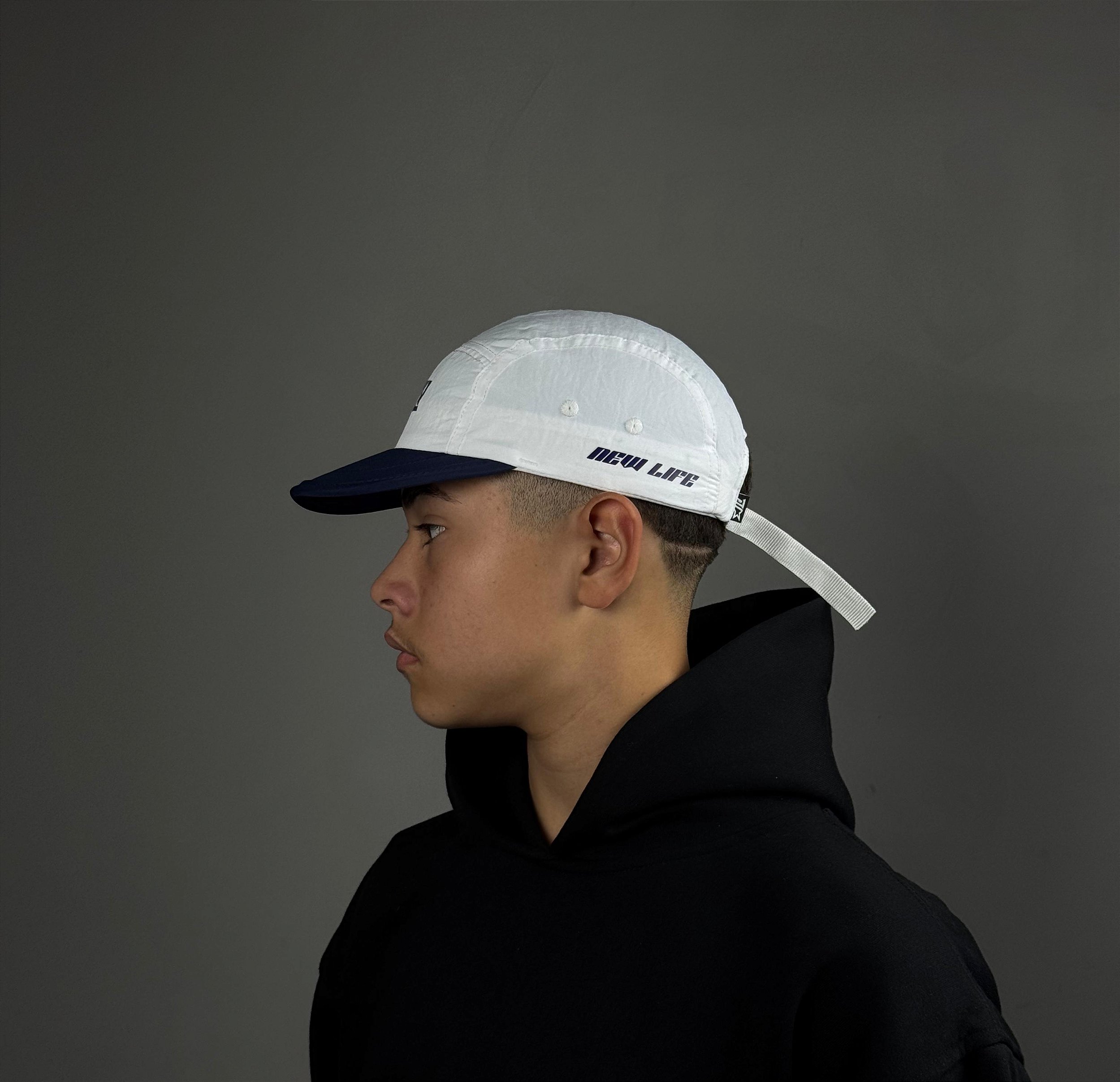 BONÉ NEW LIFE MINIMAL POLIAMIDA WHITE BLUE - Jhows Surf Street