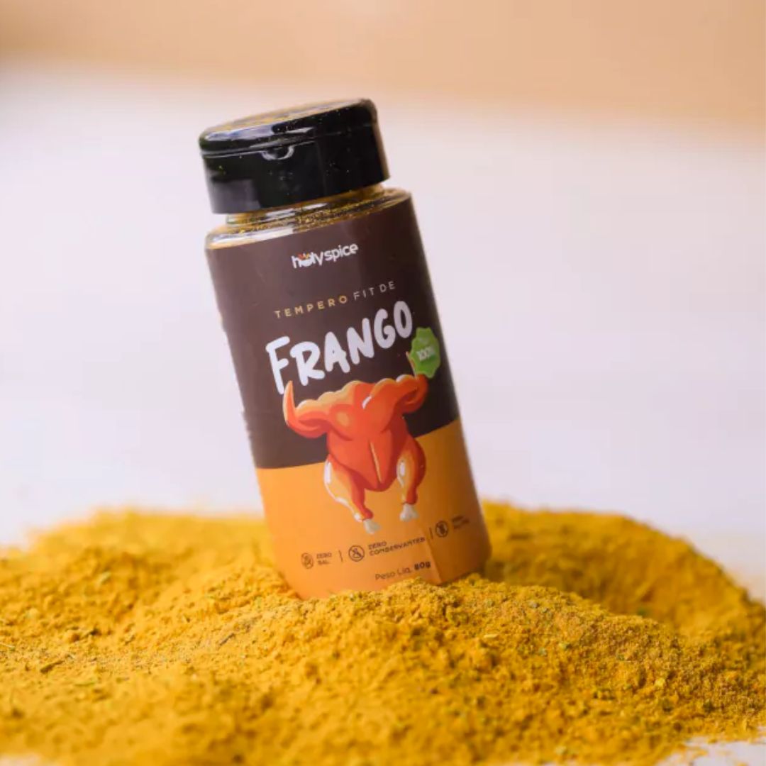 Tempero Frango Fit HolySpice - 80g - Meu Mercado Fit