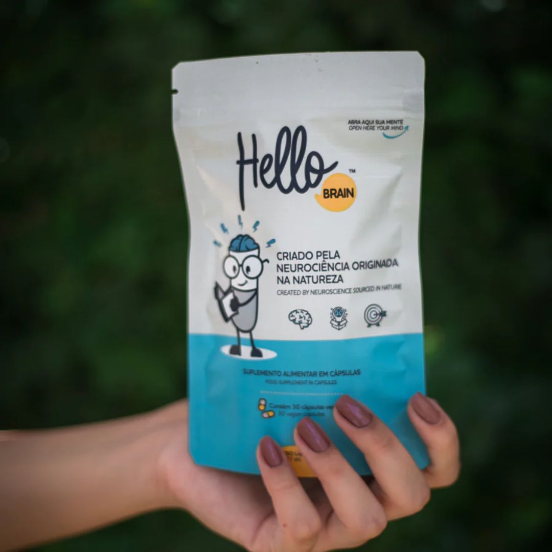 Hellobrain Suplemento para Concentração e Disposição - 30 Cápsulas ...