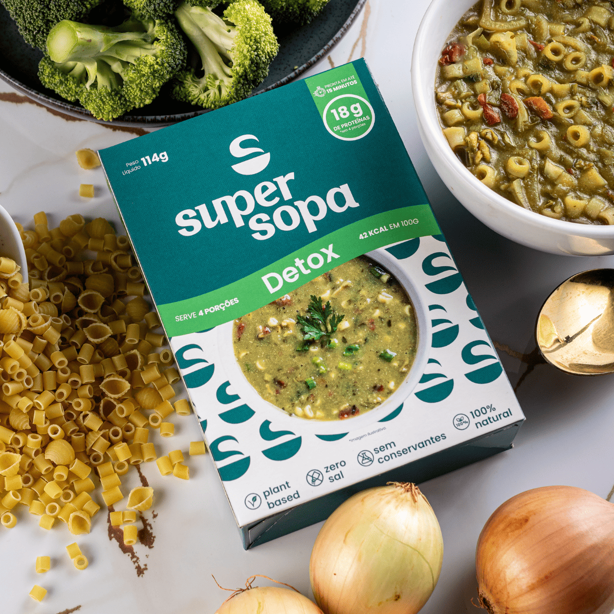 Kit Completo 8 un. Sopa 100% Natural Super Sopa - Meu Mercado Fit