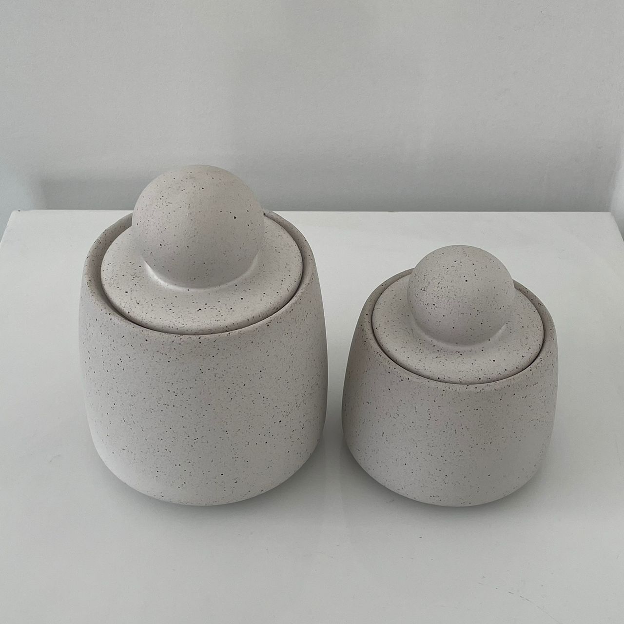 Pote Cerâmica Granilite Branco - Minutia