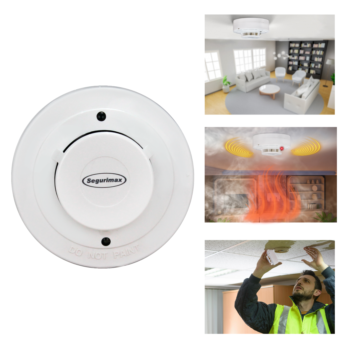 Detector de Temperatura Endereçável Compact - Segurimax - Máxima ...