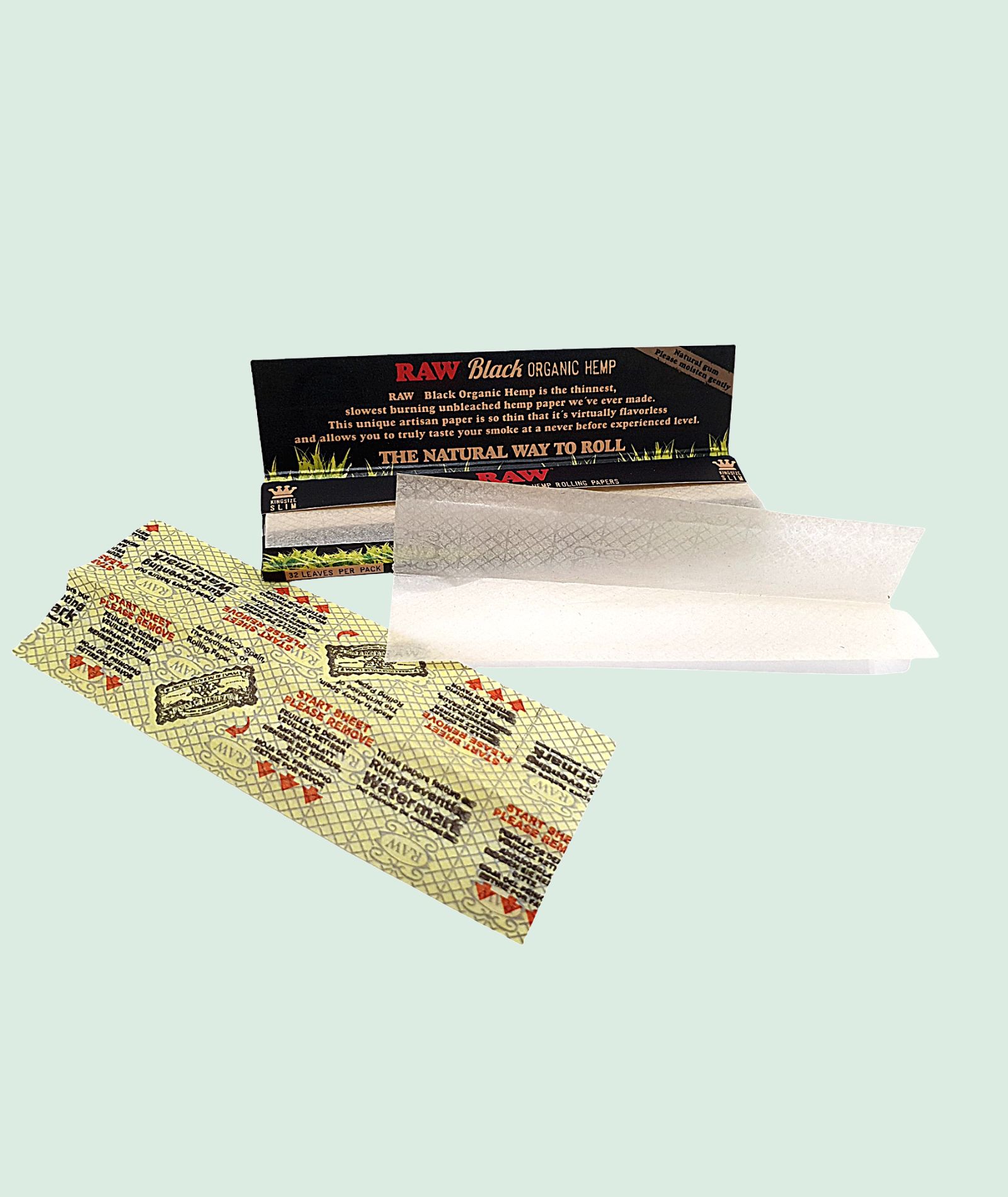 SEDA RAW KING SIZE SLIM - RAW BLACK ORGANIC - Urban Haze Brasil ...