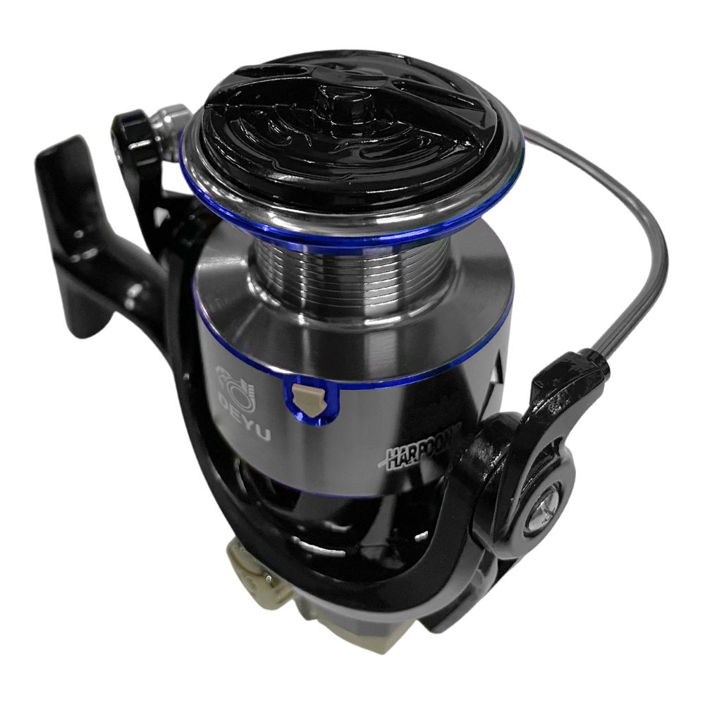 Molinete Carretel Aluminio Harpoon LX3000 3Rol. Deyu Azul Atacado ...