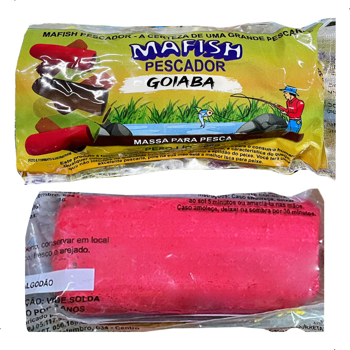 10pçs Massa Mafish Pescador 200g Fedidinha Escolha os Sabores atacado ...