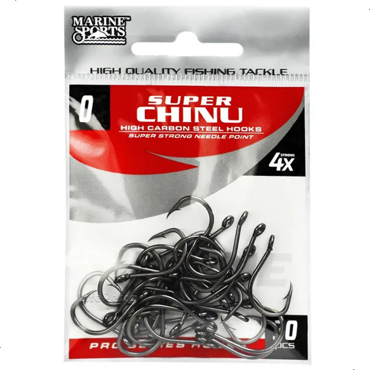 Anzol Super Chinu Strong Black Nickel Cartela Marine Atacado - Distribuidora de Pesca