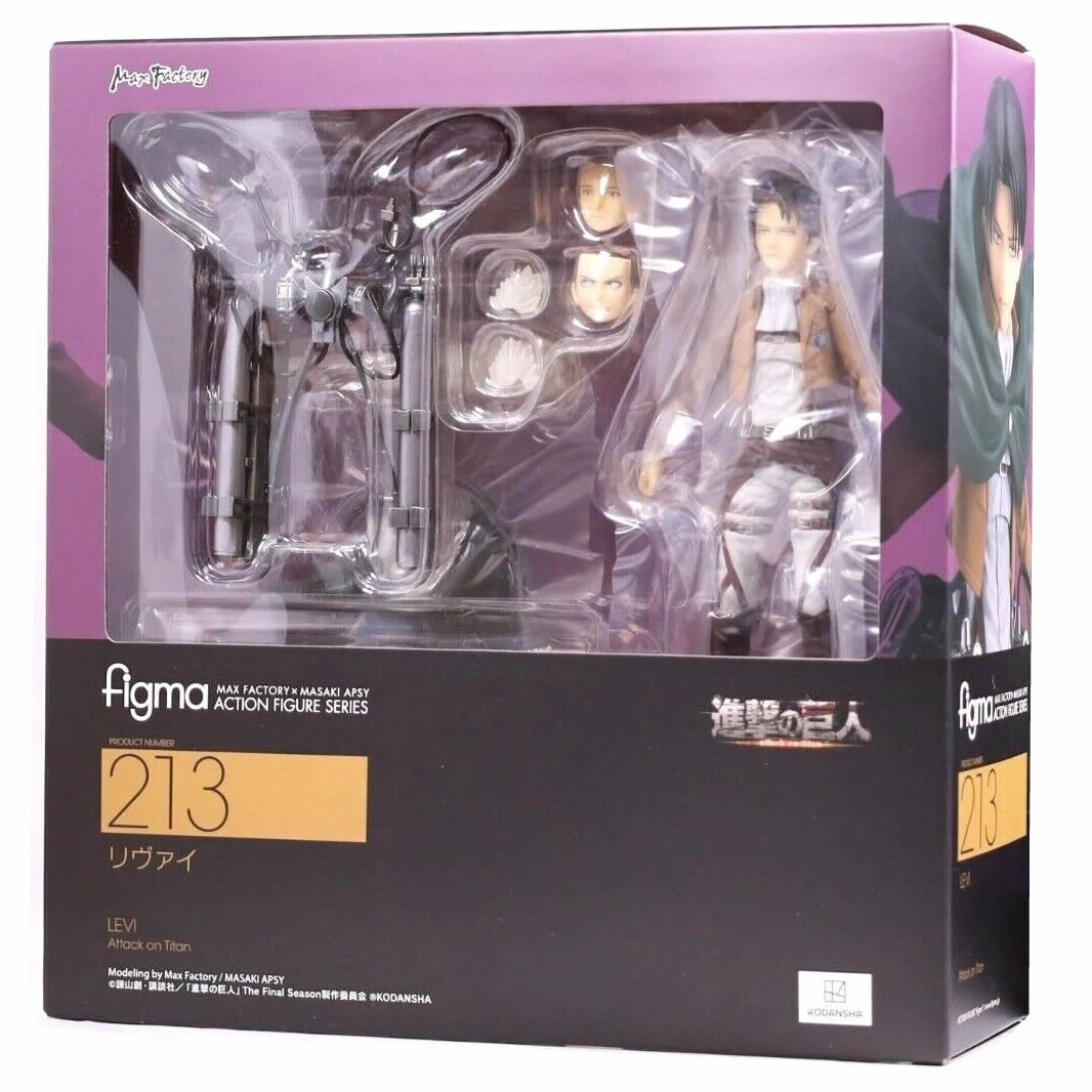 Levi Ackerman Figma - Blister Toys - Action figures e Colecionáveis