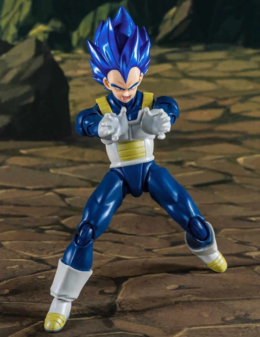 Vegeta God Blue & Aura Effect Demoniacal Fit - Blister Toys - Action ...