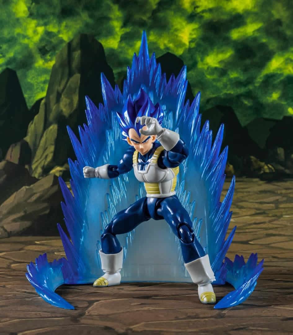 Vegeta God Blue & Aura Effect Demoniacal Fit - Blister Toys - Action ...