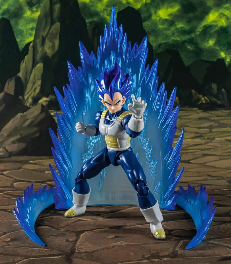 Vegeta God Blue & Aura Effect Demoniacal Fit - Blister Toys - Action ...