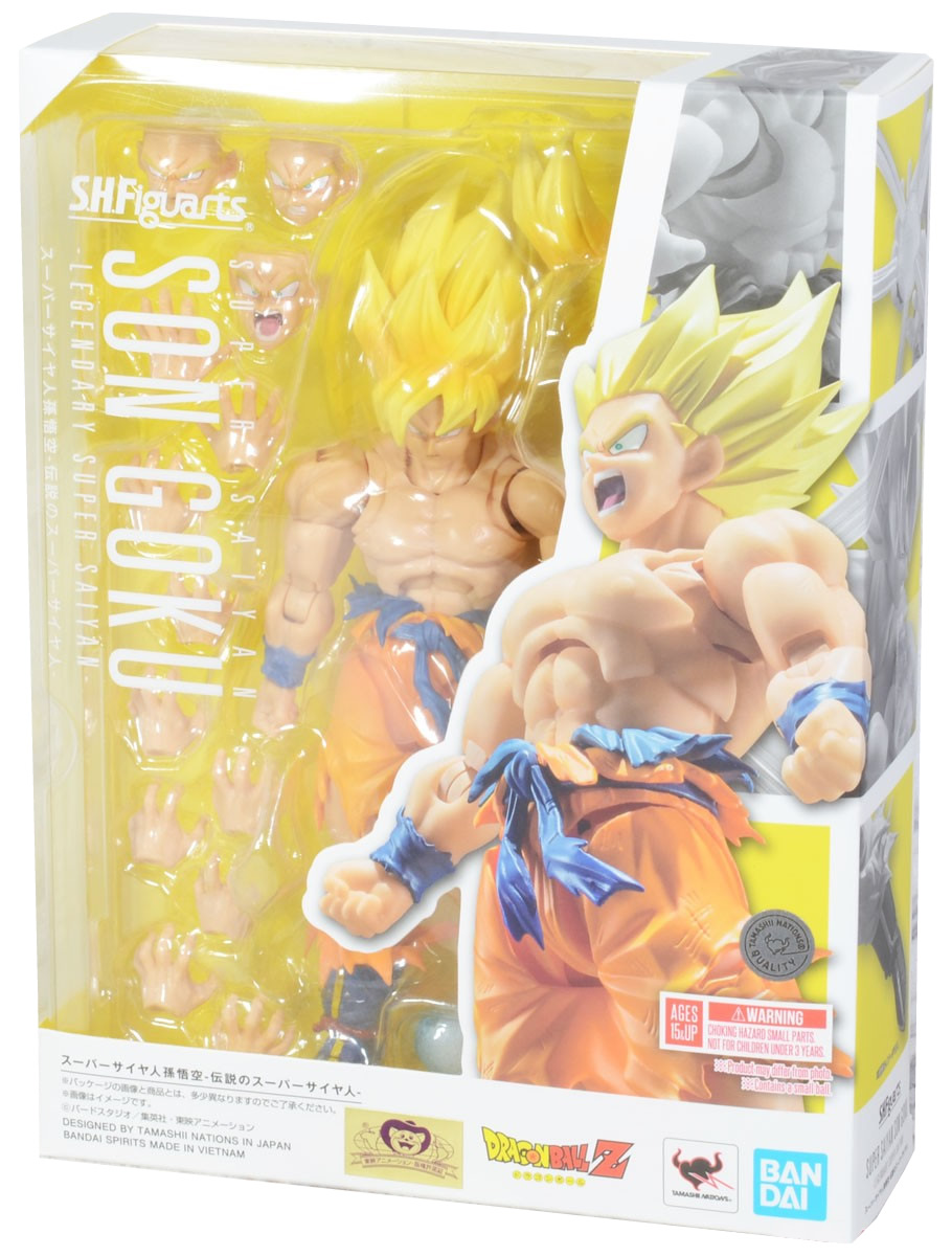 Goku Legendary Super Saiyan SH Figuarts - Blister Toys - Action figures e Colecionáveis
