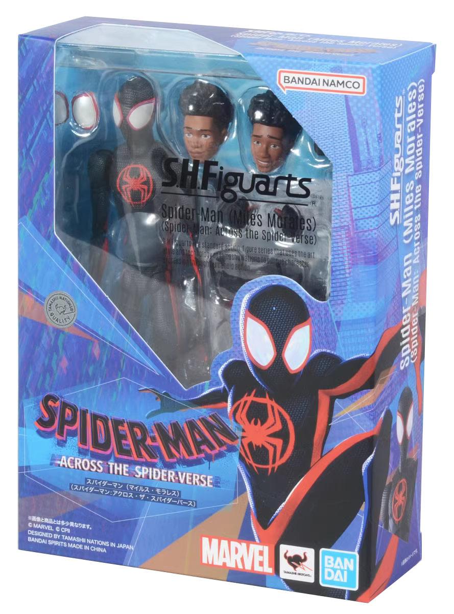 Spider-Man Miles Morales SH Figuarts (Spiderverse) - Blister Toys ...