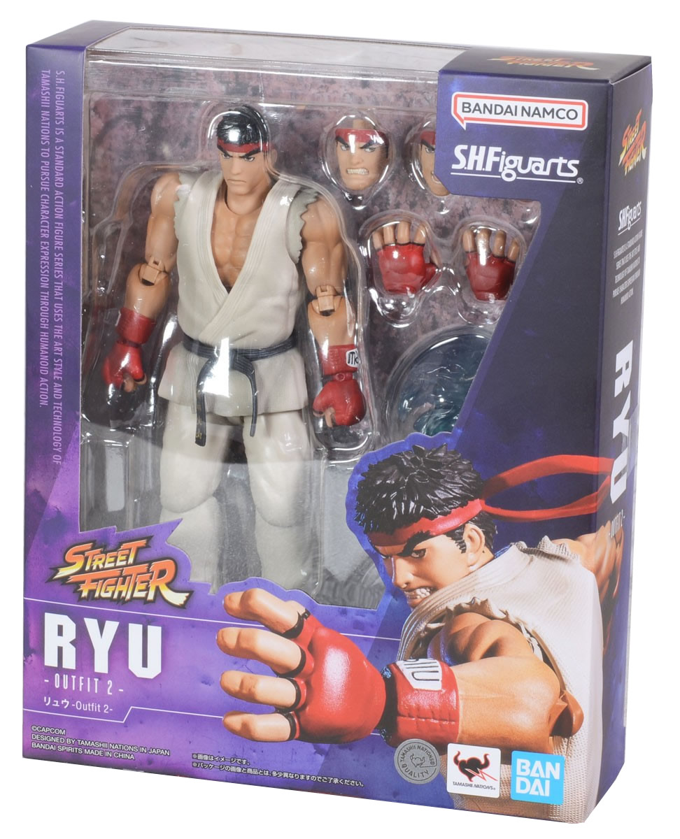 Ryu SH Figuarts (Outfit 2) - Blister Toys - Action figures e Colecionáveis