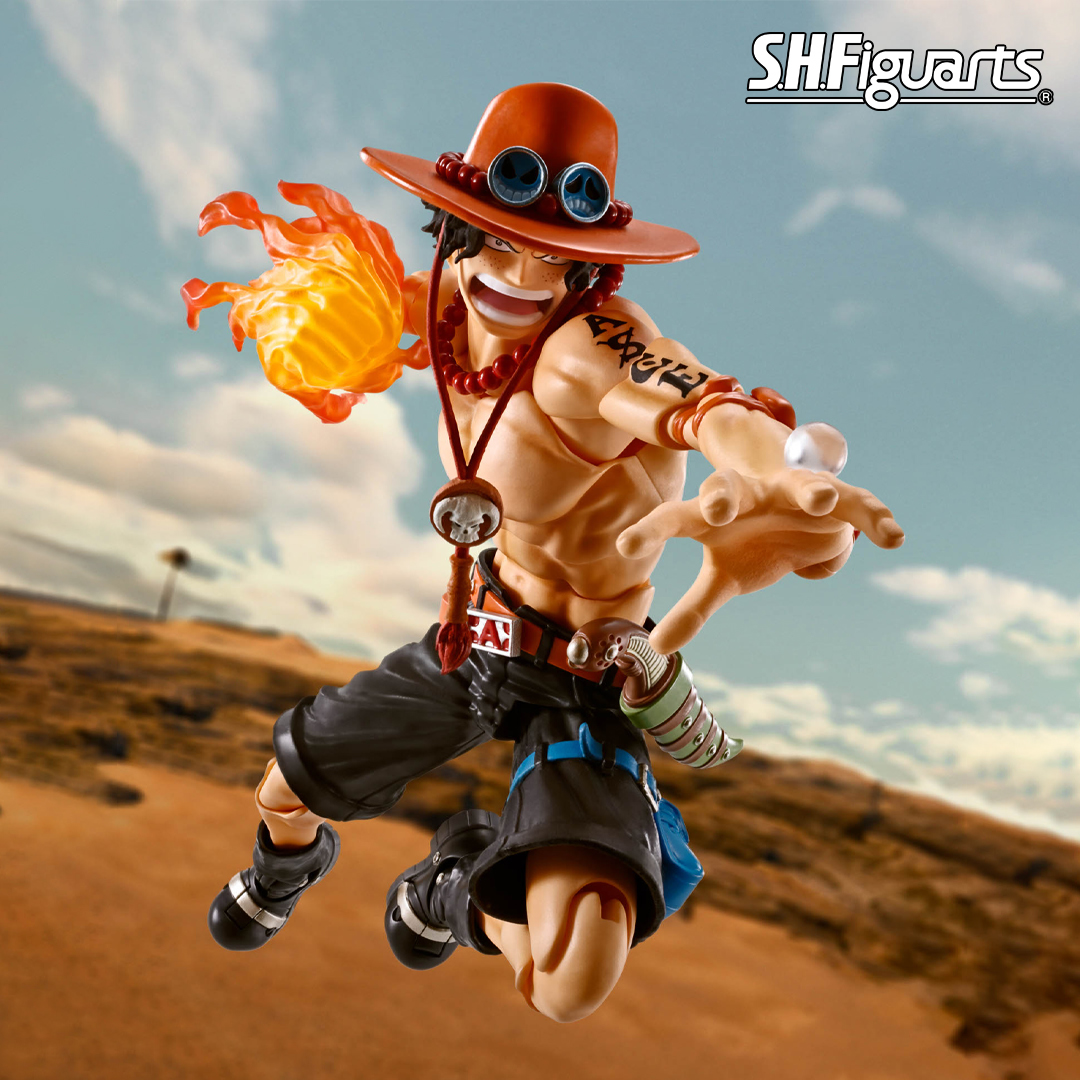 Portgas D. Ace Fire Fist SH Figuarts - Blister Toys - Action figures e ...