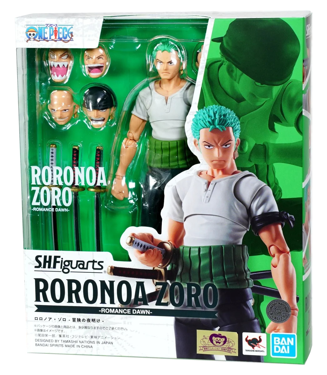 Roronoa Zoro SH Figuarts (Romance Dawn) - Blister Toys - Action figures ...