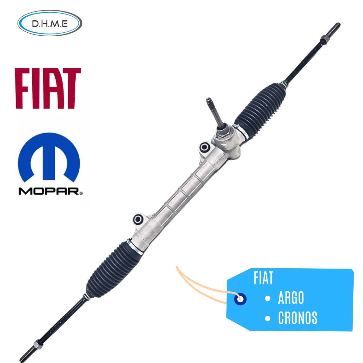 Caixa Direção Mecânica P/ Sistema Elétrico Fiat Argo / Cronos Mopar - D ...
