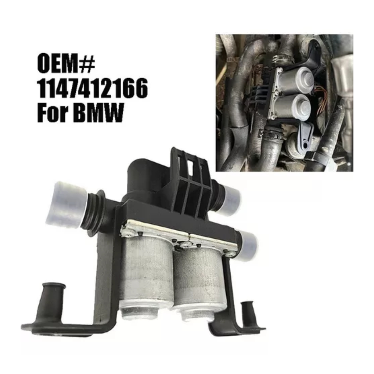 Válvula Controle Ar Quente Bmw 64116910544 1147412166 X5 X6 - Injepoint ...