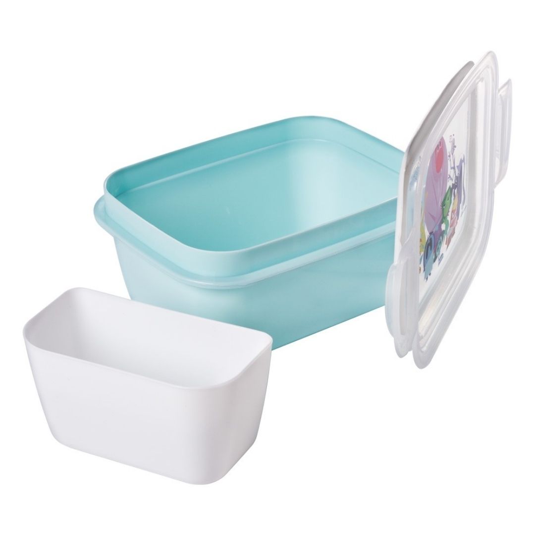 Marmita Pote Hermético Divertidamente 2 630ml com Trava e Divisória - Plasútil - Mundial Casa e ...