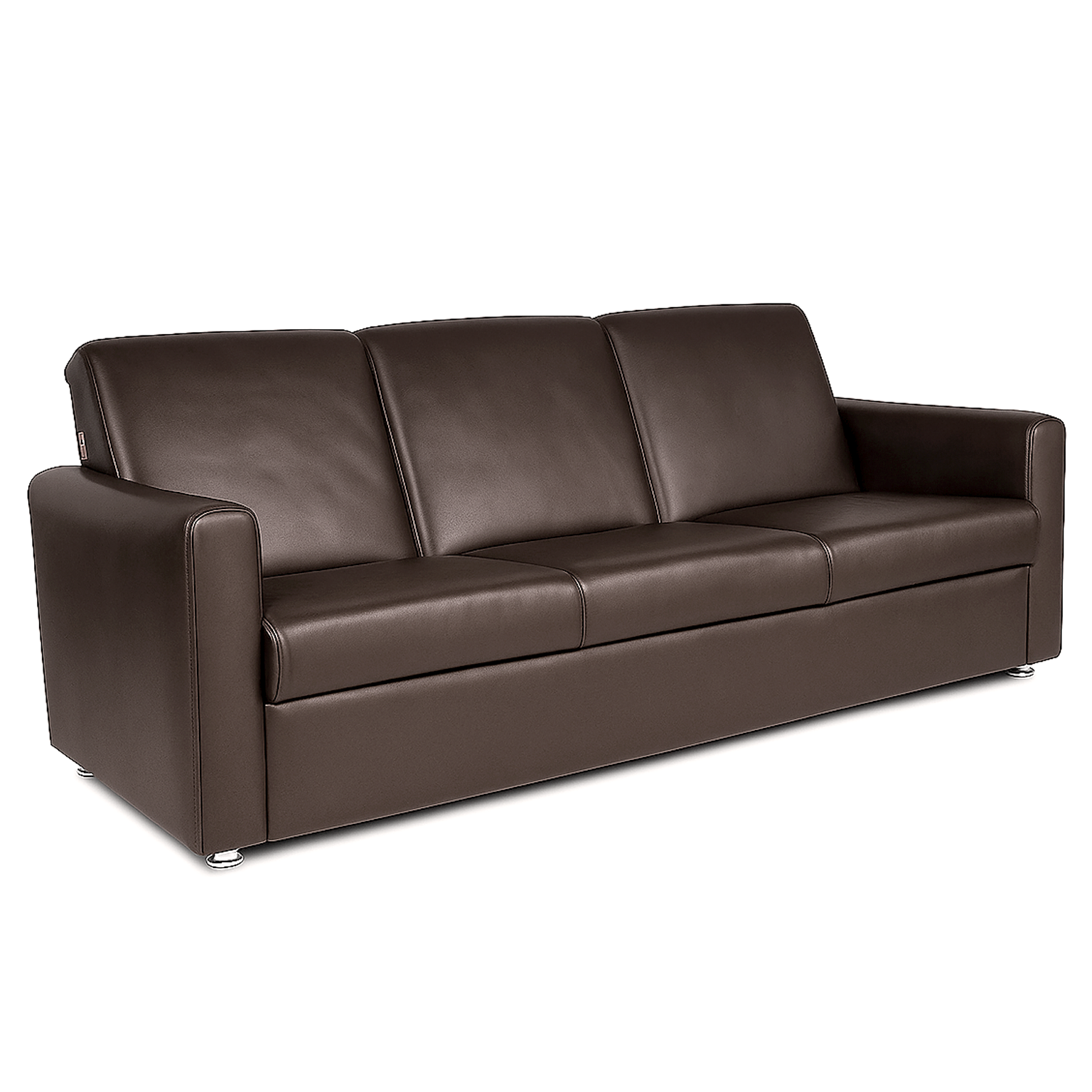 Sofá Milão 3 Lugares Braço 10cm - Flex Cadeiras