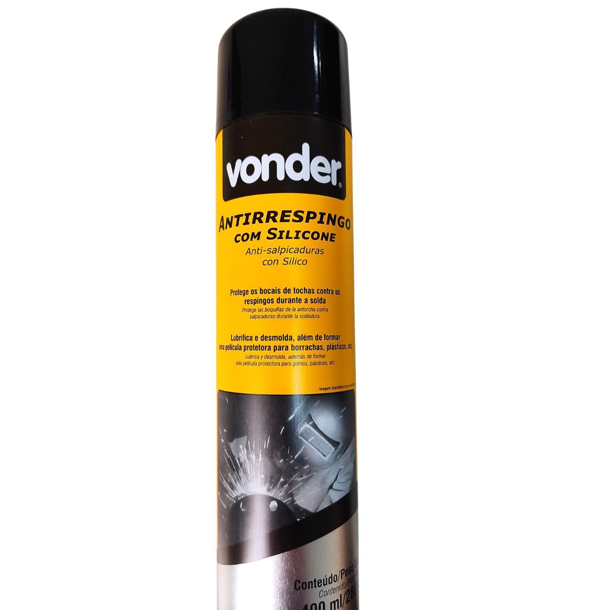 Antirrespingo Spray Solda Soldagem Com Silicone 400ml VONDER ...